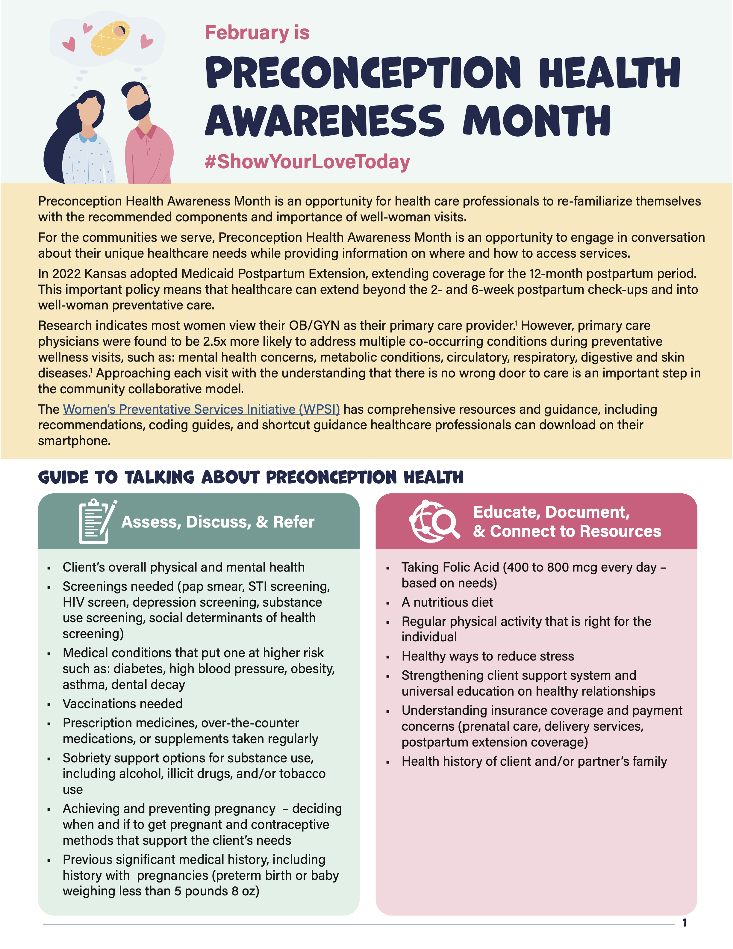 Preconception Health Awareness Month | KMCH